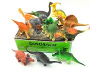 China Electrostatic Plastic Jurassic Dinosaur Toys , 12 Model Big Dinosaur Toys for sale