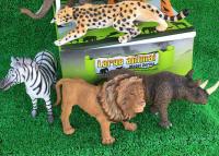 China Large Animal Model Plastic Tiger Toy Color Customized EN71 Certificatized for sale