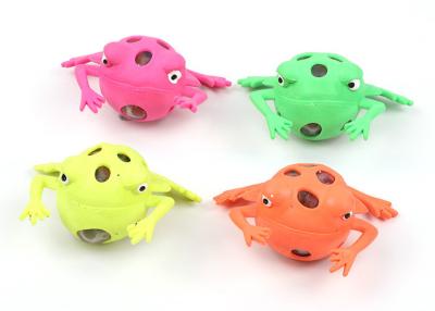 China Frogs Model Grape Stress Balls / Anxiety Relief Toys With Soft Glue Material for sale