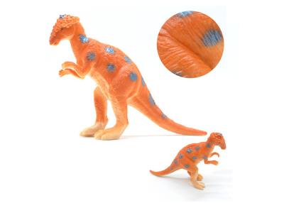 China Cartoon Style Dinosaur Model Toys Color Customized With Plastic Cement Material for sale