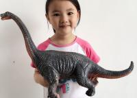 China Large Scale Simulation Soft Rubber Dinosaur Toys / Animal Model Toys For Kids for sale