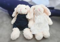 China Customized White Personalised Plush Toys 20 - 35cm Size For Playing / Decoration for sale