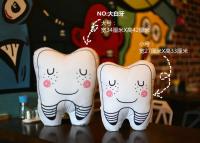 China Lovely Cartoon Stuffed Tooth Toy / Calm Sleep Doll Plush Toy 50*55cm Size for sale