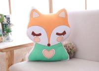 China Cotton Cute Plush Pillows Fully Filling Fox Plush Pillow For Little Girl Gift for sale