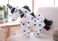 China Cotton Rainbow Unicorn Toy / Pony Stuffed Toy Appease Sleep Doll Plush Toy For Little Girl for sale