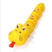 China Snake Shaped Plastic Wind Up Toys 15cm Long With Environmentally Friendly Material for sale