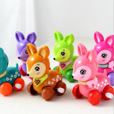 China Cute Sika Deer Plastic Wind Up Toys / 8cm Long Kids Wind Up Toys Color Customized for sale