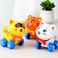 China Classic Little Wind Up Toys , Kitten Small Wind Up Toys 9cm Long 0.05kg for sale