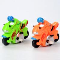 China 0.05kg Cool Motorcycle Wind Up Toy Orange / Green Color For Little Boy Christmas Gift for sale