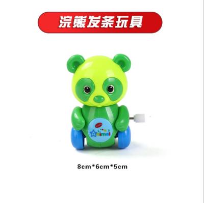 China 8cm Tall Cute Plastic Wind Up Toys Raccoon Shaped 0.04kg Blue / Green Color for sale