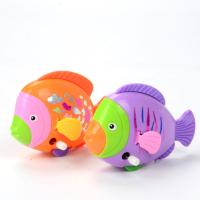 China Children'S Cool Wind Up Toys , Plastic Material Small Wind Up Fish Toy for sale