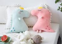 China Colorful Dinosaur Shaped Pillow , Stuffed Animal Pillows For Girlfriend Gift for sale