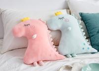 China Colorful Dinosaur Shaped Pillow , Stuffed Animal Pillows For Girlfriend Gift for sale