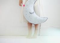China Elf Moon Star Shaped Pillow Night Light Up Doll 100% PP Cotton Fill In For Child Toy for sale