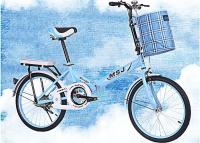 China Popular Kids Exercise Bike / 20 Inch Folding Bike 6 Speed 133*100 Size for sale