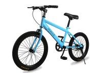 China Single Color Kids 20 Inch Mountain Bike / Student Mountain Bike With Plastic Pedal for sale