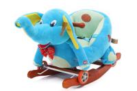 China Christmas Gift Kids Exercise Bike Animal Playful Plush Rocking Horse for sale