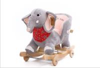 China Christmas Gift Kids Exercise Bike Animal Playful Plush Rocking Horse for sale