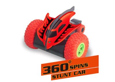 China HRQ Children'S Remote Control Car Devil Fish Stunt Car 360 Wireless Deformation Dump Truck for sale