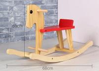 China Professional Kids Exercise Bike / Solid Wood Rocking Horse For Christmas Gift for sale