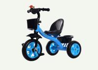 China Multi Color Kids Exercise Bike 75cm 6kg Three Wheel Baby Bike Stroller for sale