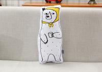 China Cute Decorative Sofa Pillows / Plush Animal Pillows 50 * 25cm Size EN71 Approved for sale