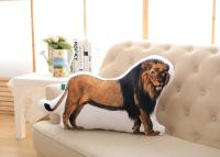 China Lion Pattern Custom Plush Toys 100% PP Cotton Fill In For Sofa Cushion for sale
