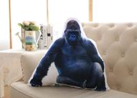 China Decoration Custom Plush Toys Gorilla Pets Sofa Cushion With Eco Friendly Material for sale