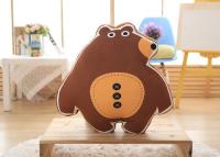 China lovely adorable simulation 3D animal bear pets sofa cushion custom funny plush toys for sale