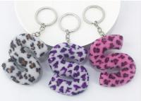 China Creative Plush S Letter Keychain Pendant / Ladies Bag Cute Car Keychains for sale