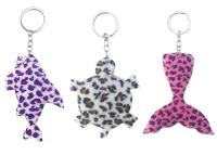 China Marine Animal Cute Plush Keychains Pendant Ladies Bag Car Hanging Accessories for sale