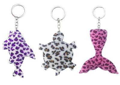 China Marine Animal Cute Plush Keychains Pendant Ladies Bag Car Hanging Accessories for sale