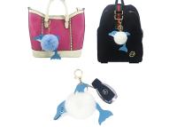 China Cute Blue Fur Ball Keychain , Plush Keychain Toys For Playing / Decoration for sale