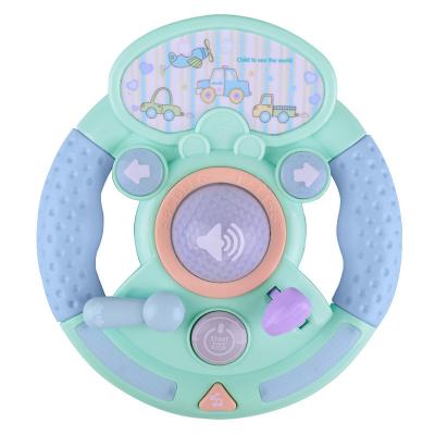 China Keyboard Light Music Steering Wheel Musical Instrument Toys , Popular Baby Toys for sale