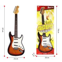 China Simulation Preschool Musical Instruments Electric Guitar Child Toy 67cm Long for sale