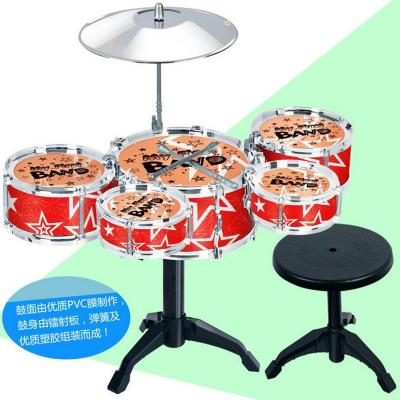 China 5 Drums Plus A Stool Toy Musical Instruments , Baby Musical Instruments for sale