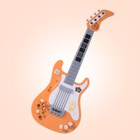 China Kids Simulation Early Education Music Guitar Toy , Children Toy Electric Guitar for sale