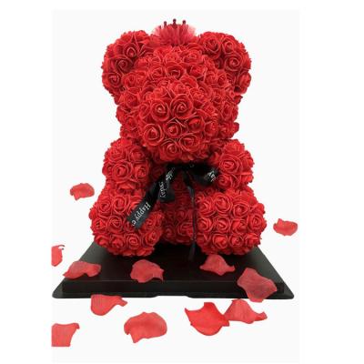 China 25/40cm Handmade Eternal Rose Flower , Natural Preserved Flowers Send Girlfriend for sale