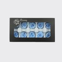 China A Grade 3-4cm Boxed Eternal Flower Keychain Gift Box Flower Head For Girls for sale