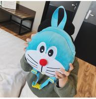 China Jingle Cat Blue Color Kids Plush Backpack / Fashion Plush Character Backpacks for sale