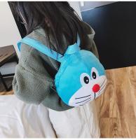 China Jingle Cat Blue Color Kids Plush Backpack / Fashion Plush Character Backpacks for sale