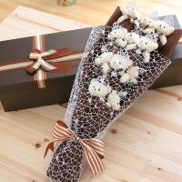 China Gift Box Eternal Rose Flower Birthday Teddy Bear Doll More Than Romantic for sale
