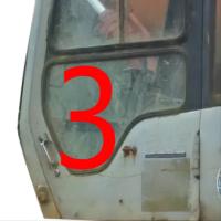 China 4457176 HITACHI Excavator Glass Cab Window Left Door Lower Position NO.3 Tempered Glass for sale