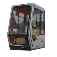China 4457178 HITACHI Excavator Glass Cab Window Left Door Rear Position NO.4 Tempered Glass for sale