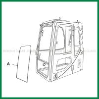 China Silk Custom Windshield Glass 5mm Thick Front Up Position A for sale