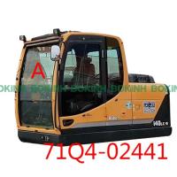 China 71Q4-02441 HYUNDAI Excavator Cab Glass Front Upper Position A Windshield for sale