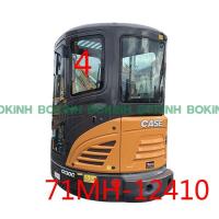 China 71MH-12410 Hyundai Front Glass Window Left Door Rear Position NO.4 Tempered Glass for sale