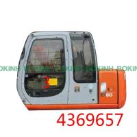 China 4369657 HITACHI Excavator Glass Window Left Door Lower Position NO.3 for sale