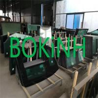 China 71M8-01441 HYUNDAI Front Glass Lower Position B Excavator Cab Window Tempered for sale