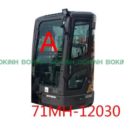 China 71MH-12030 HYUNDAI Excavator Cab Glass Front Upper Tempered Windshield 5MM Thick for sale